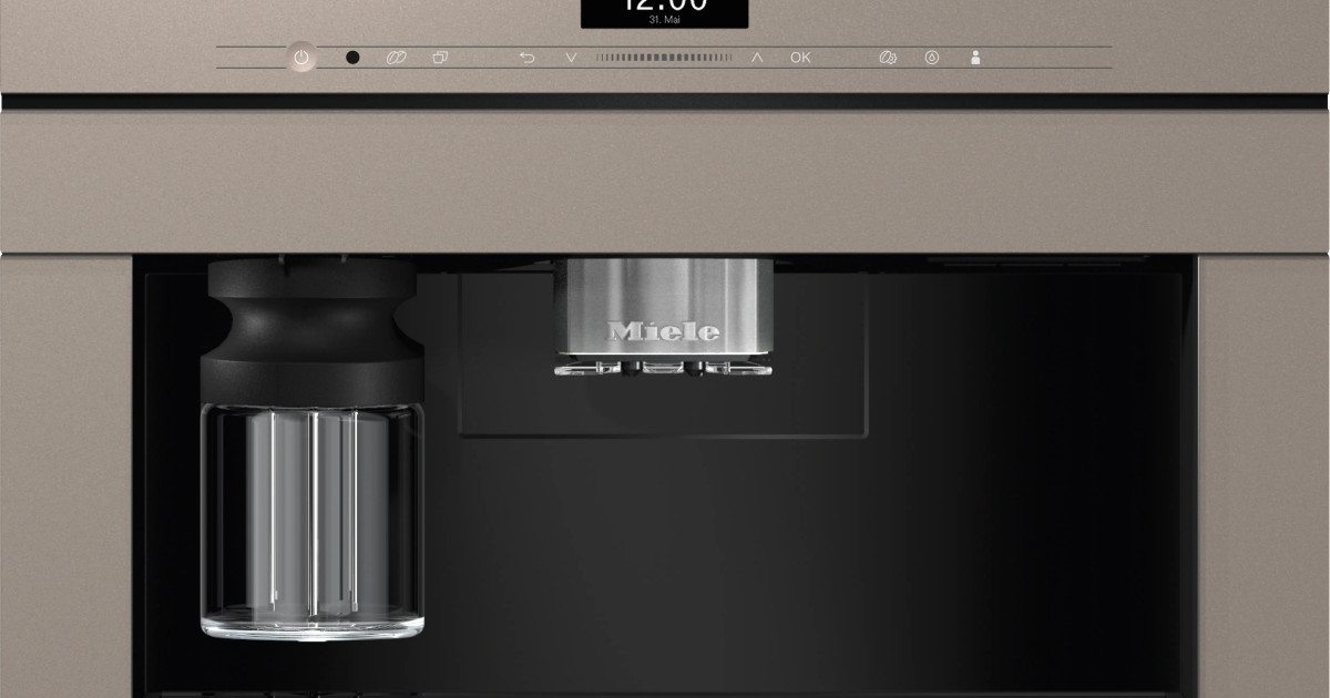 Miele inbouw koffiemachine CVA 7440 Pearl Beige | Lunenburg