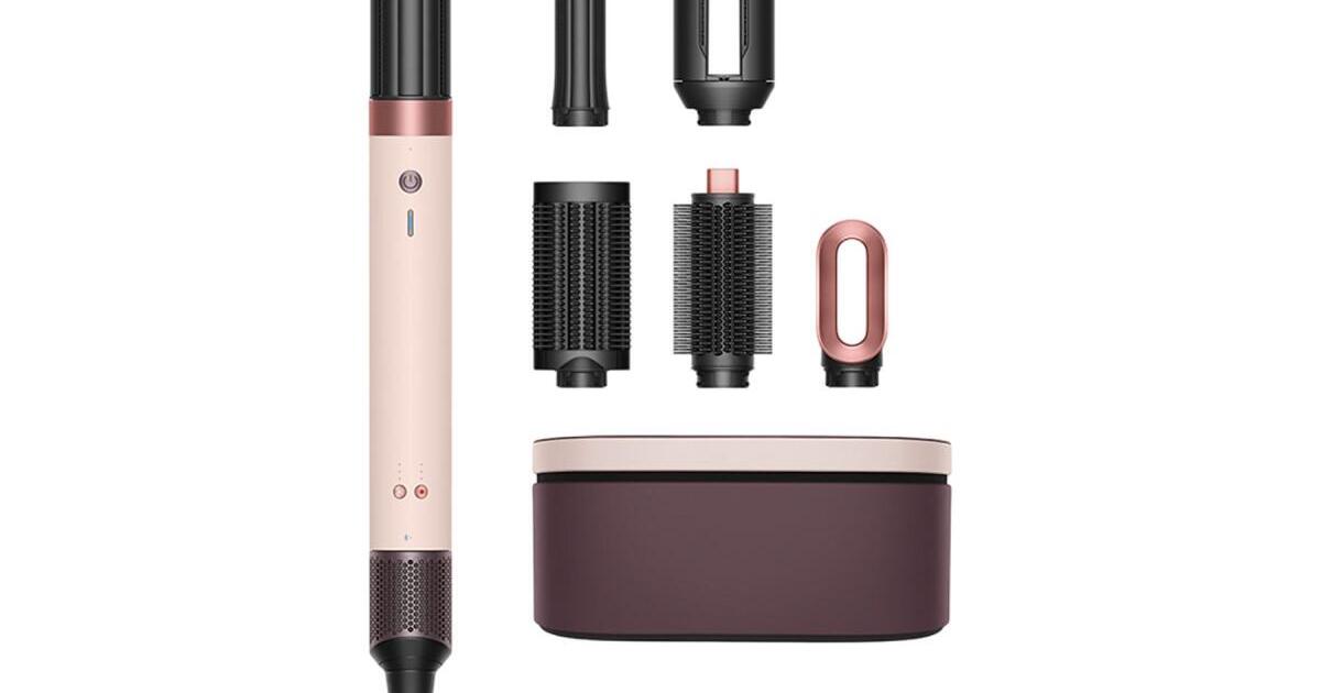 Dyson haar styler Airwrap Co-anda 2x Straight + Wavy Ceramic pink-rose ...